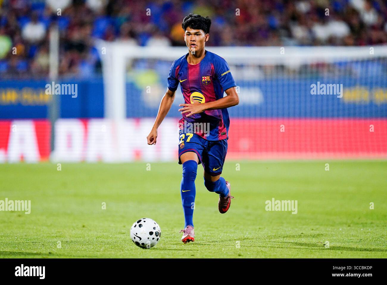 during the Joian Gaper Trophy match between FC Barcelona and Como 1907 ...