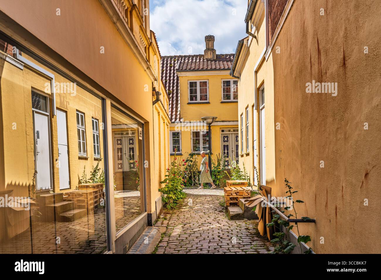 Vibrant village showcases colorful buildings hi-res stock photography ...