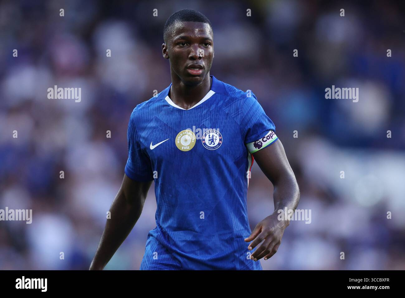 London, England, 8th August 2025. Moises Caicedo of Chelsea during the ...