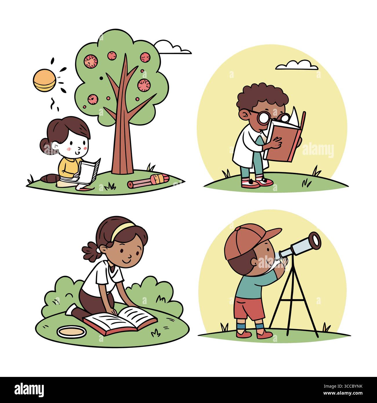 Fun science activities Stock Vector Images - Alamy