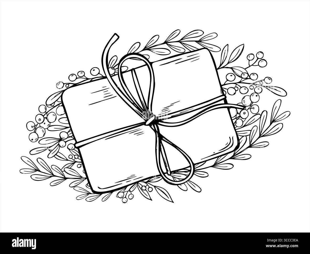 Craft black gift box Black and White Stock Photos & Images - Alamy