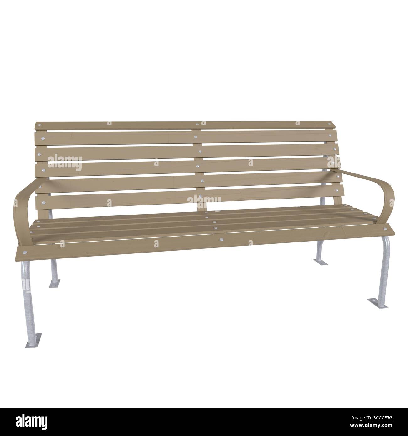 Metal slatted bench hi-res stock photography and images - Alamy
