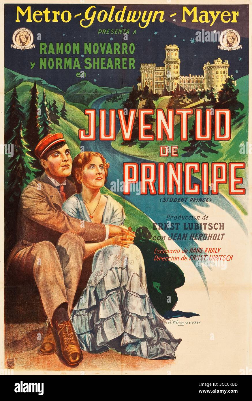 THE STUDENT PRINCE IN OLD HEIDELBERG 1927 MGM film with Norma Shearer ...