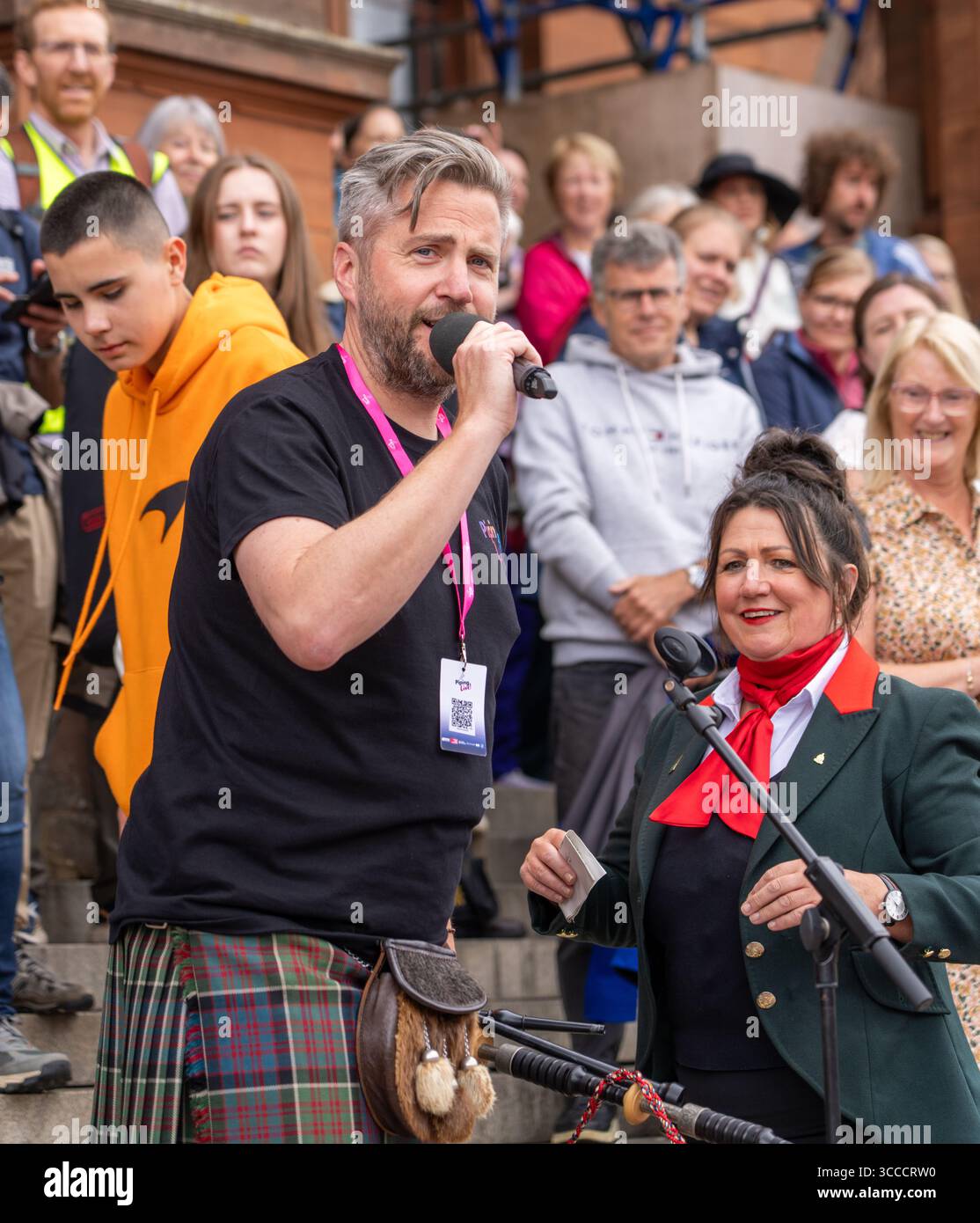The Piping Live Big Band with over 200 pipers from young learners ...