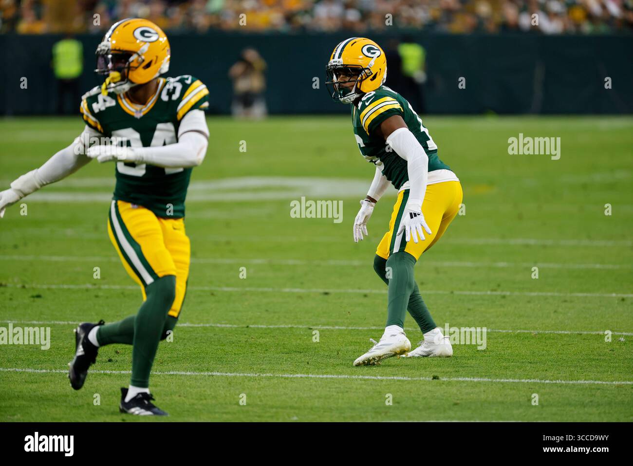 Green Bay Packers cornerback Bo Melton a during a preseason NFL ...