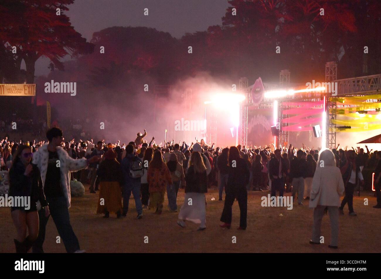 A general view of the atmosphere at Delores' Stage during Rebecca Black ...