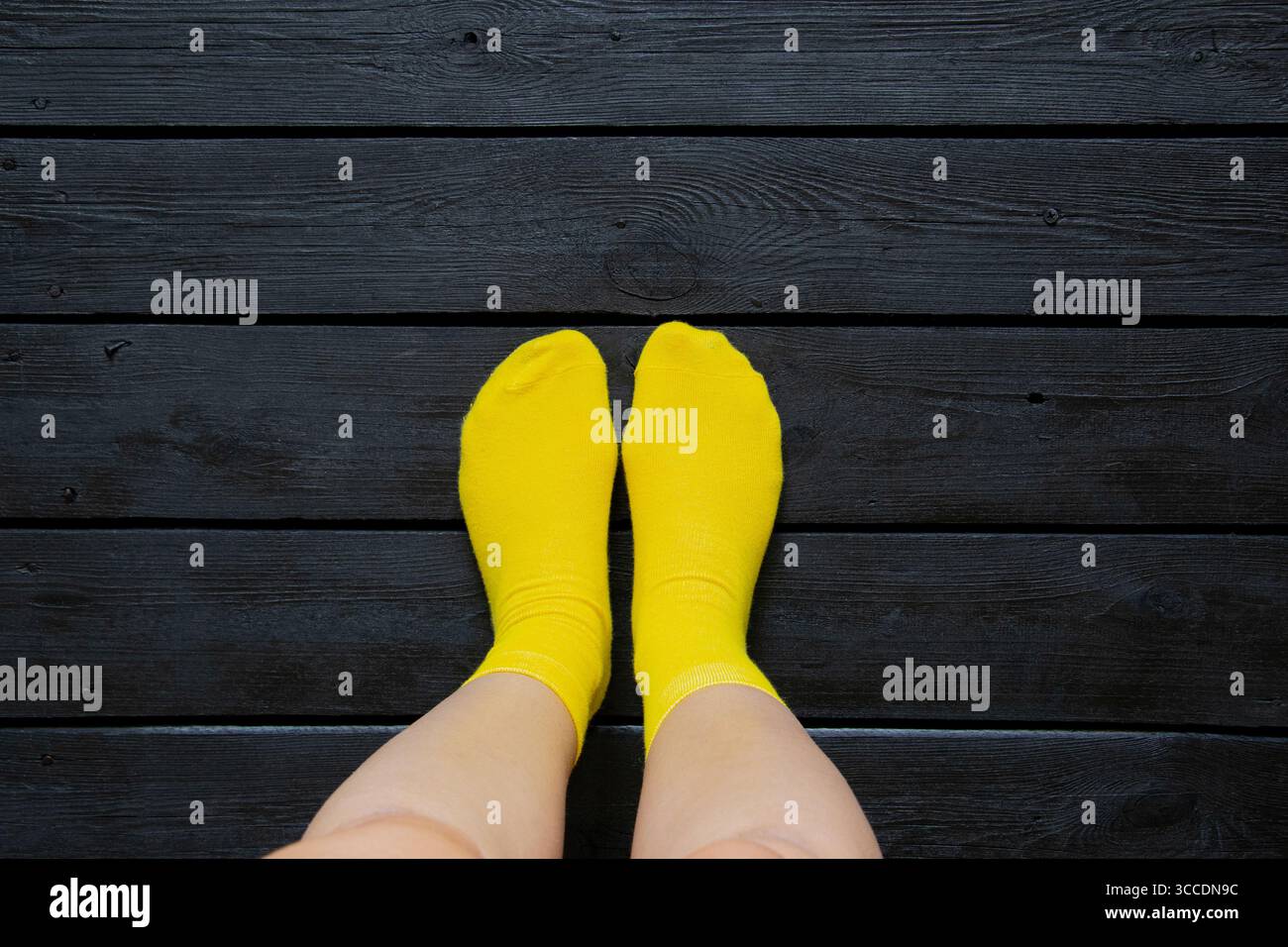Female legs in socks toes hi-res stock photography and images - Alamy