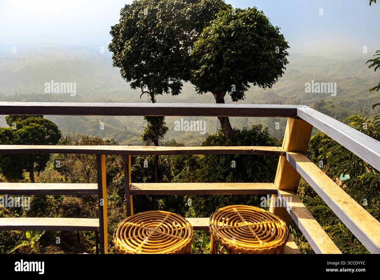 Elevated view from balcony hi-res stock photography and images - Alamy