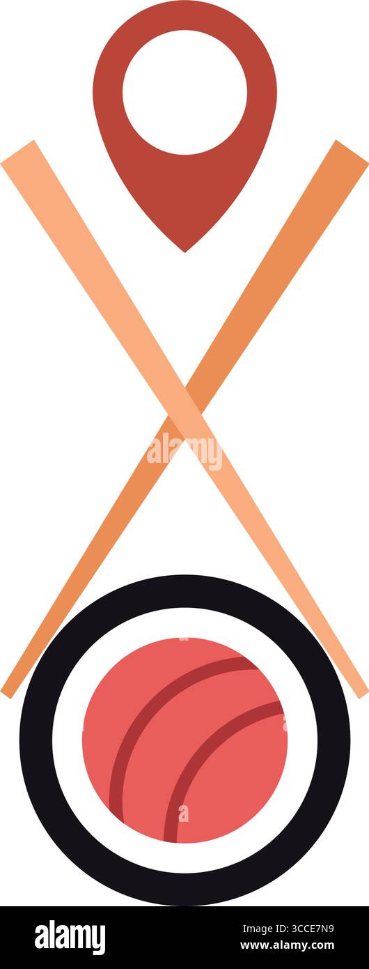 Colorful sushi rolls Stock Vector Images - Alamy