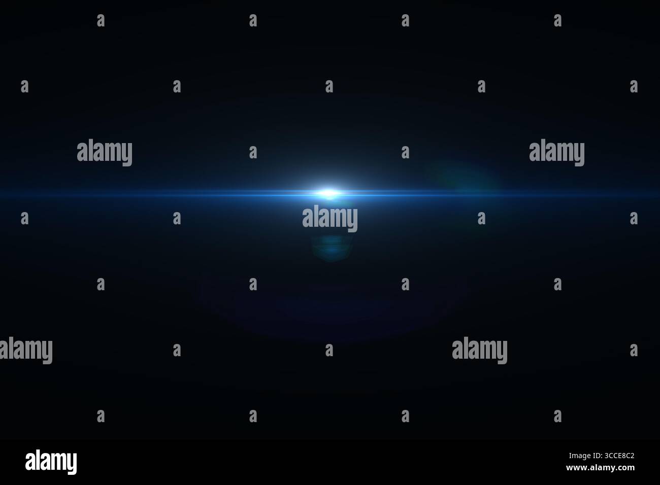 Anamorphic green blue lens flare hi-res stock photography and images ...