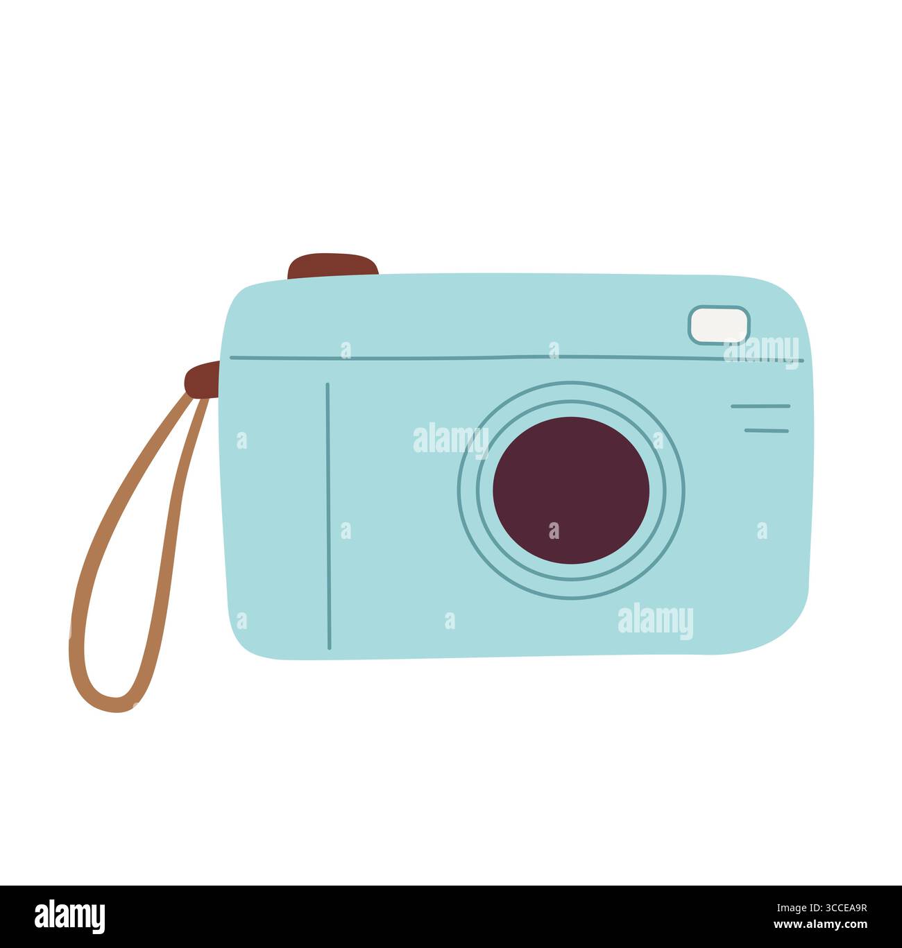 Cute camera flat vector illustration Stock Vector Image & Art - Alamy