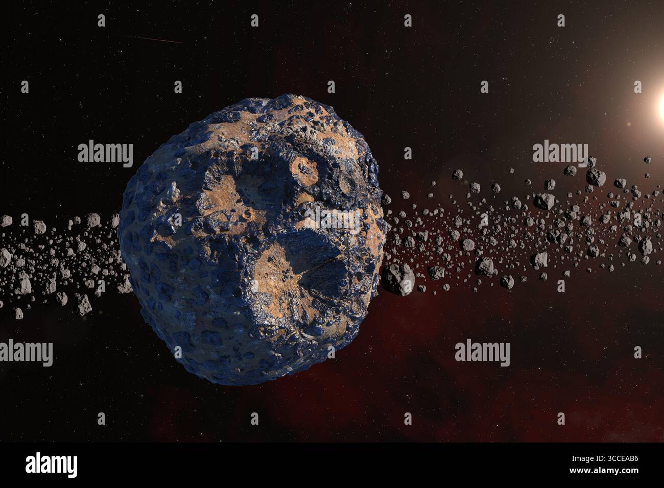 Asteroid belt hi-res stock photography and images - Alamy
