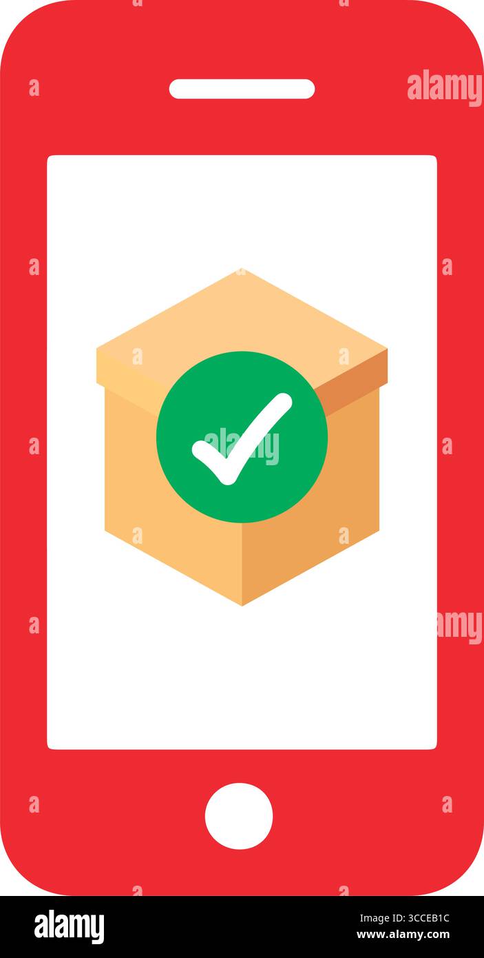 Mobile system check Cut Out Stock Images & Pictures - Alamy