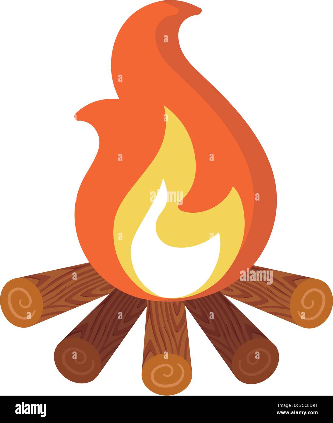 Fire gathering Cut Out Stock Images & Pictures - Alamy