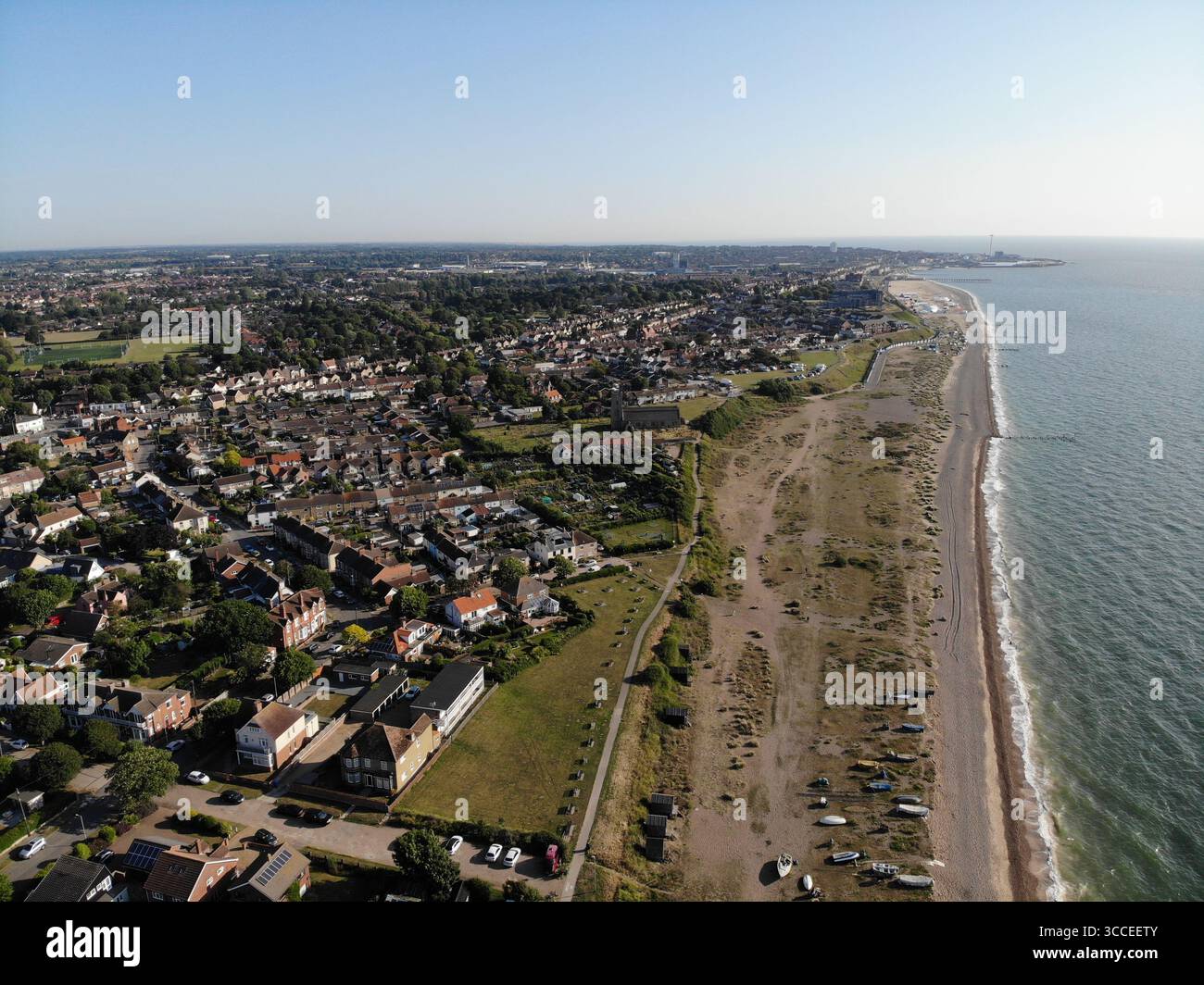 EDITOR S' NOTE: IMAGES CAPTURED WITH A DRONE. Drone photograph of ...