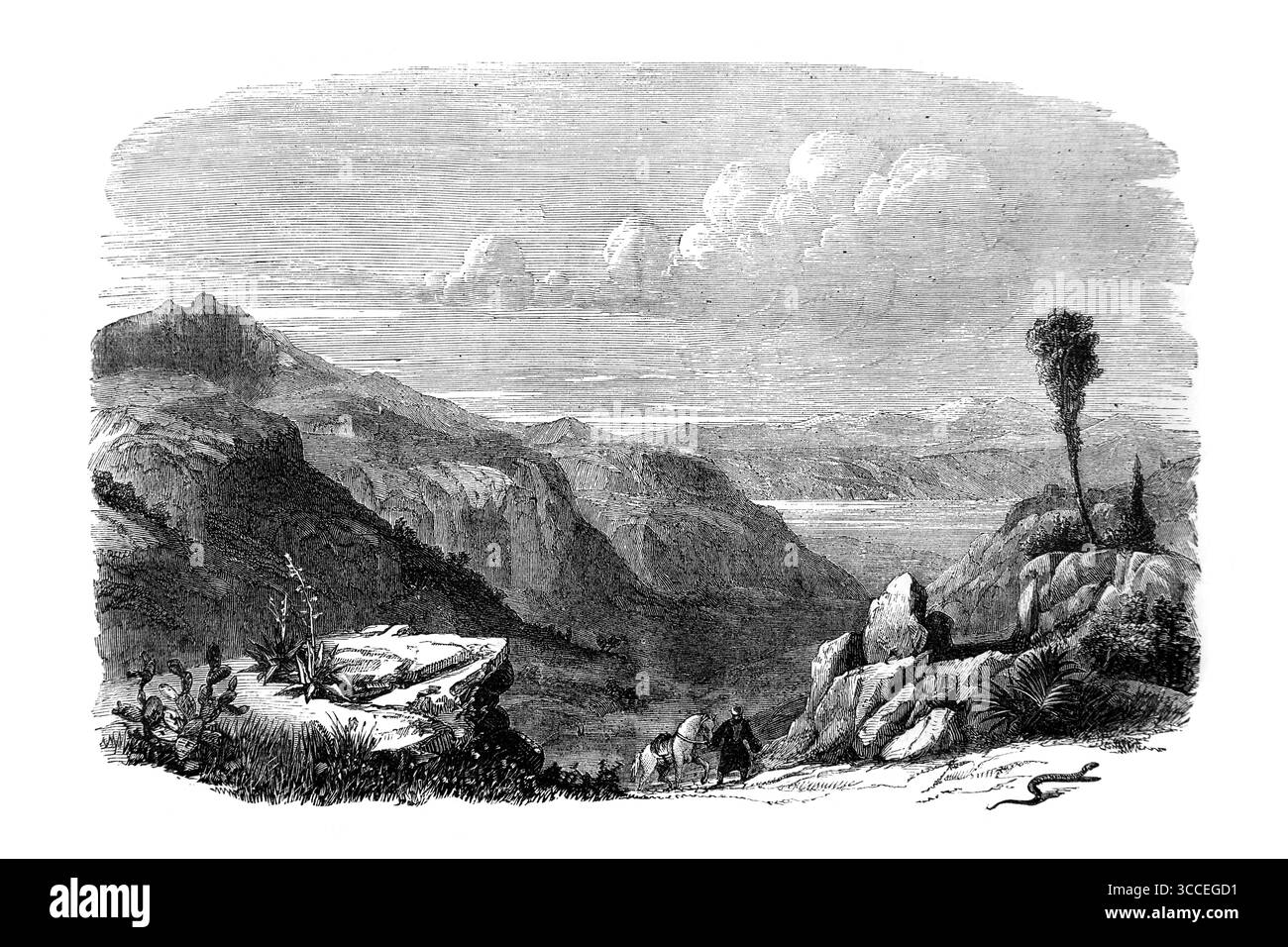 Illustration of The Valley of Passengers Supposed Site of where Hamon ...