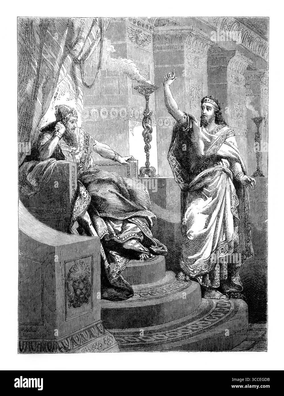 Canonical figures Black and White Stock Photos & Images - Alamy