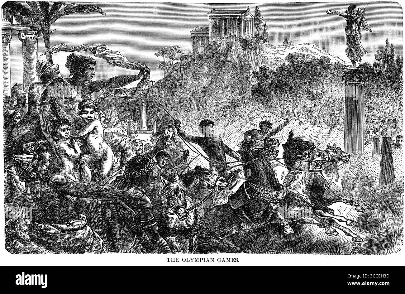 Olympian games Black and White Stock Photos & Images - Alamy