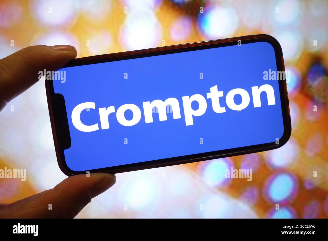 In this photo illustration, a Crompton Greaves Consumer Electricals ...