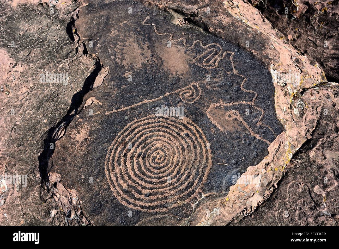 Native american rock art hi-res stock photography and images - Alamy