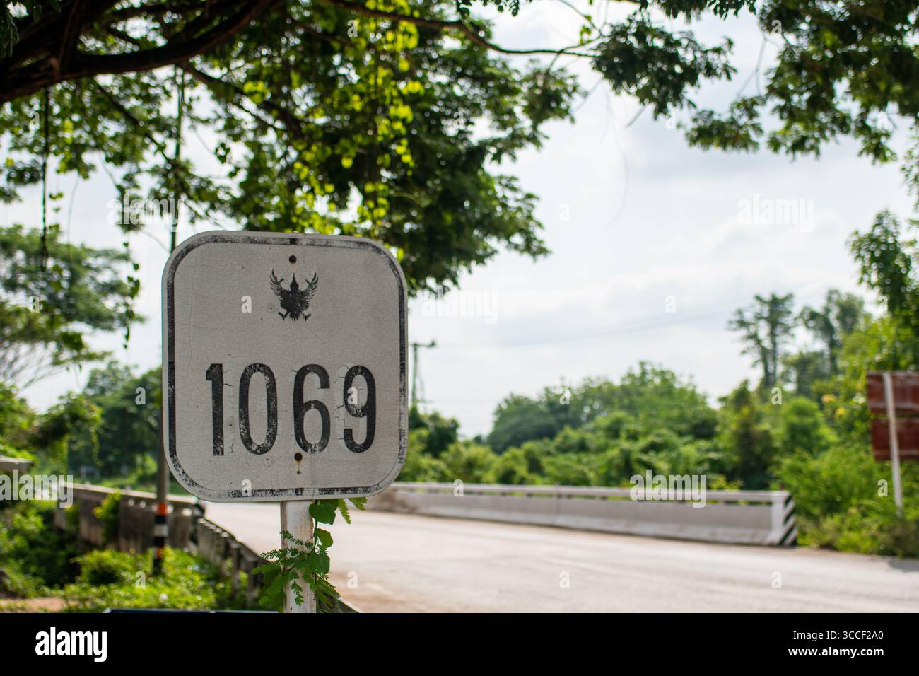 Traffic signs that indicate road numbers Stock Photo - Alamy