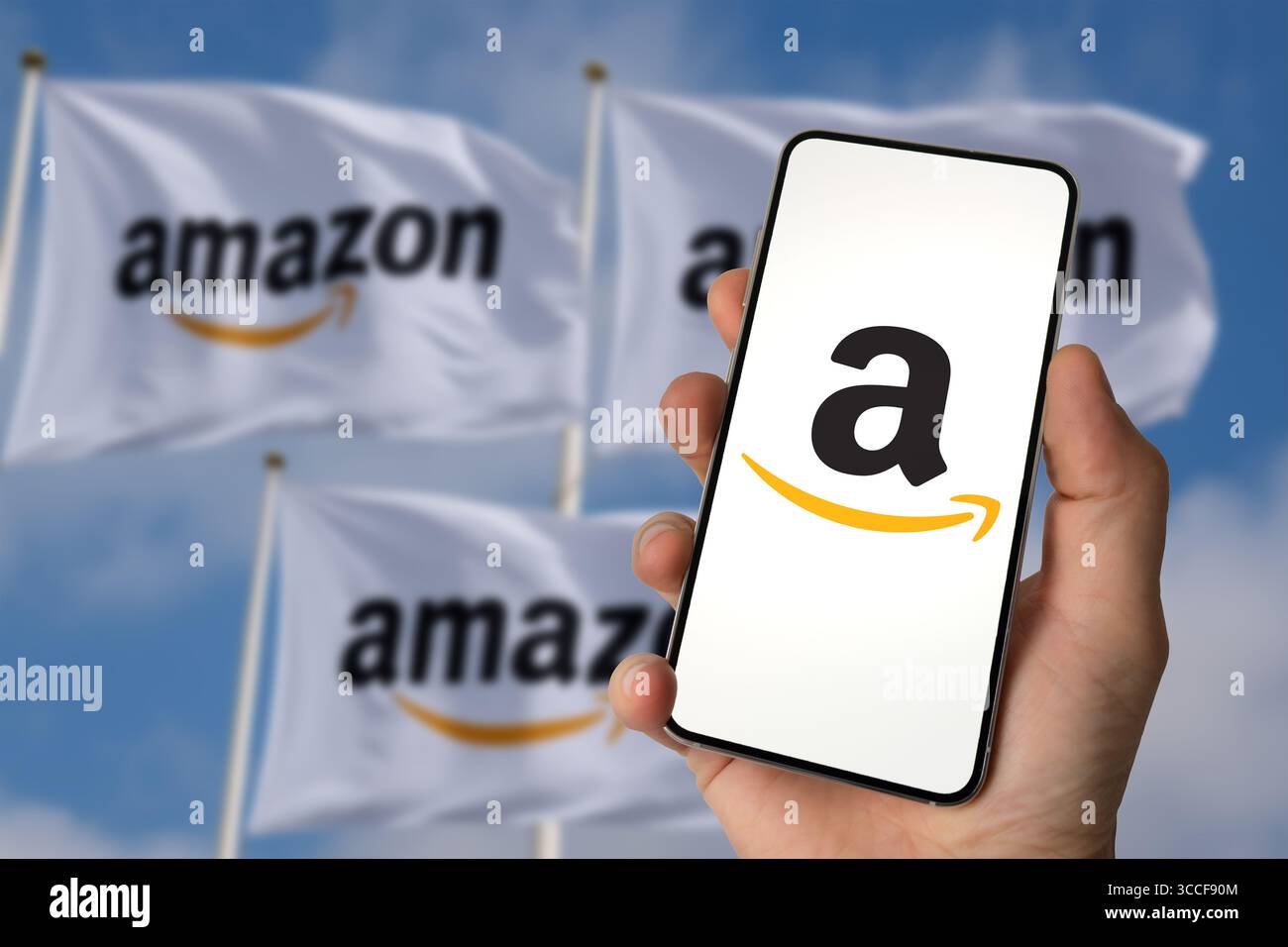 Amazon prime logo delivery hi-res stock photography and images - Alamy
