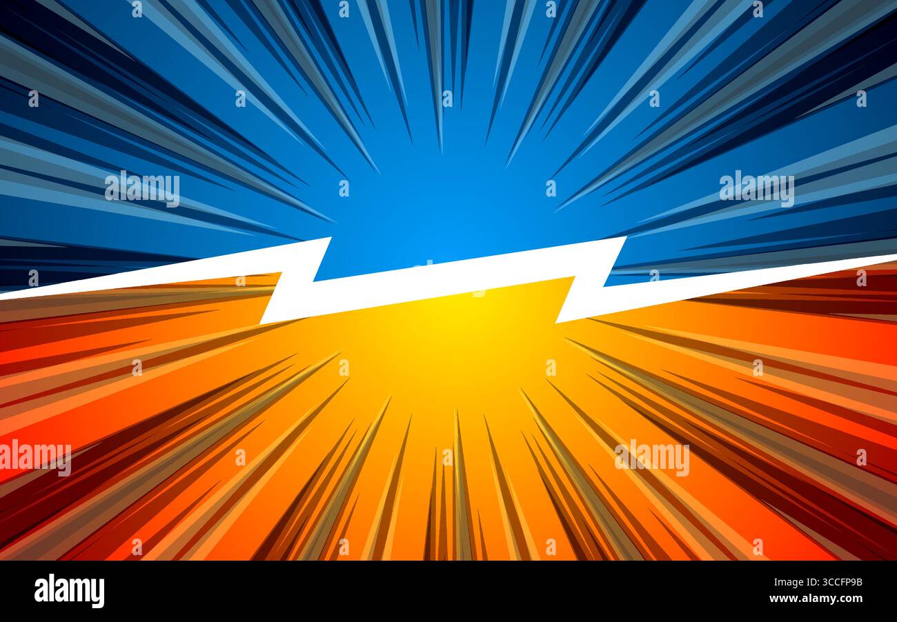 Comic style Versus Fight background design. Vector illustration Stock ...