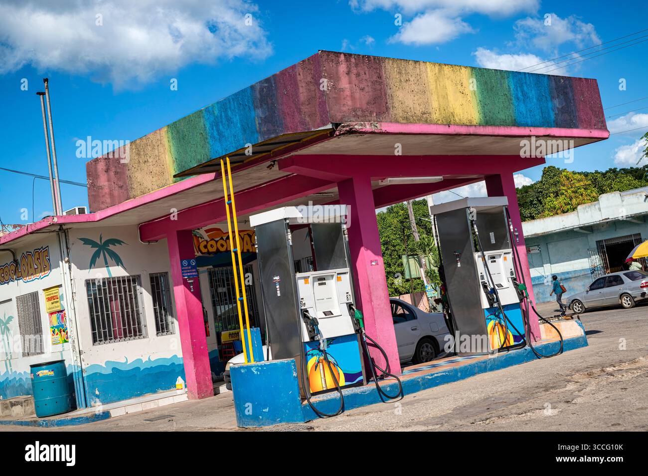 Colorful local gas station hi-res stock photography and images - Alamy