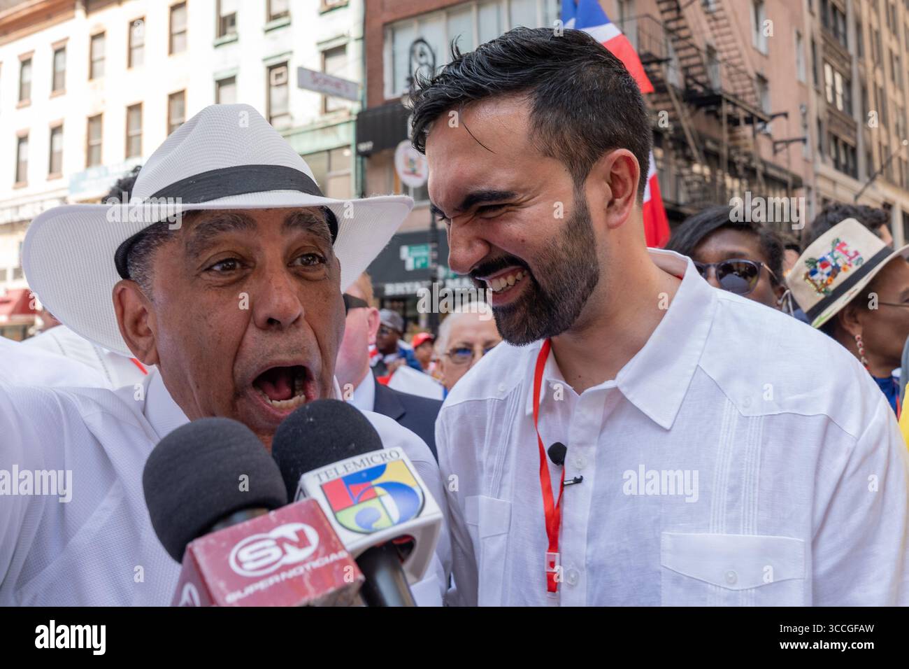 Adriano Espaillat and Democratic Party Mayoral candidate and front ...