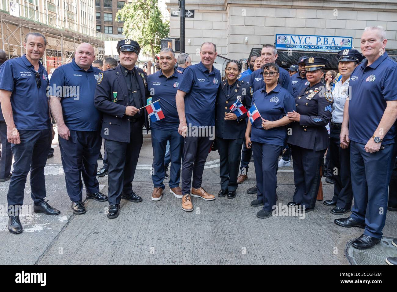 August 10, 2025, Bronx, New York, USA: NYPD police officers and ...