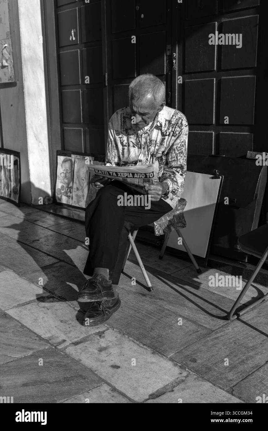 Summer activity energy man Black and White Stock Photos & Images - Alamy