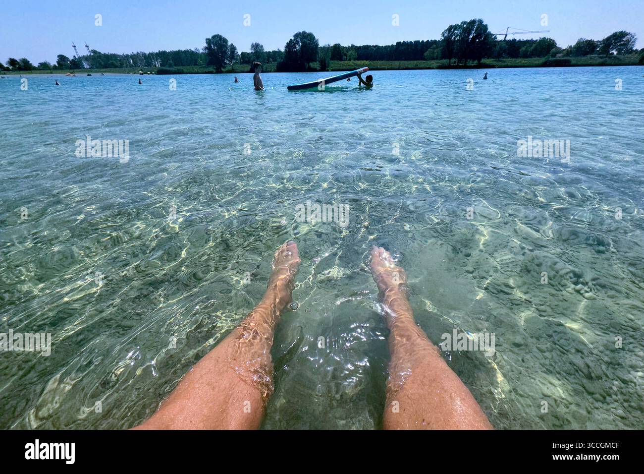 Bayerns Badeseen mit ausgezeichneter Wasserqualitaet-so wie hier im ...