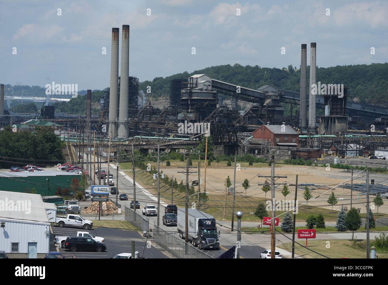 The Clairton Coke Works, a U.S. Steel coking plant, is seen Monday, Aug ...