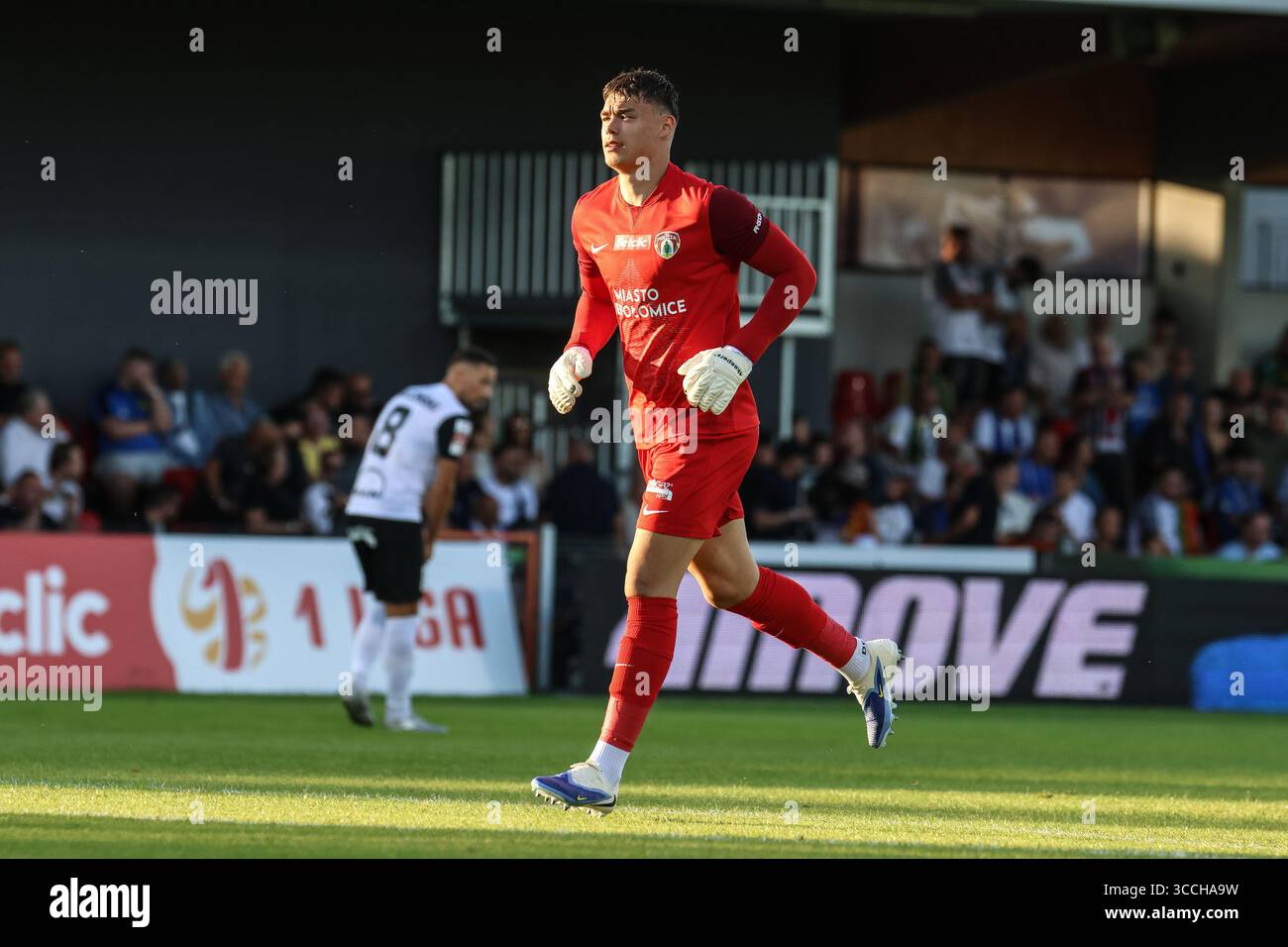 Krakow, Poland, 11th August, 2025, football 2025 2026 Betclic 1 Liga ...