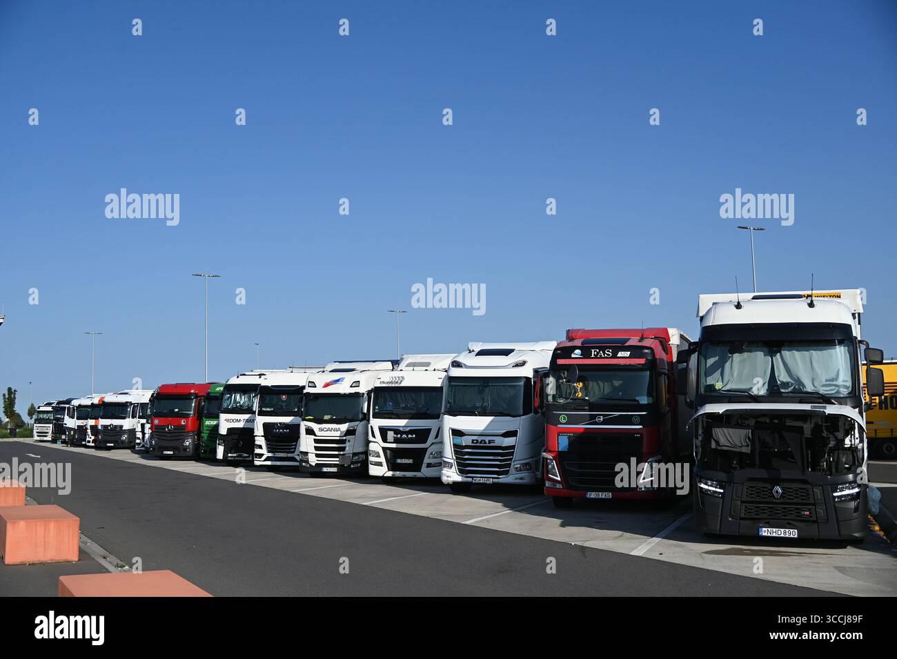 Parken Mit Lkw