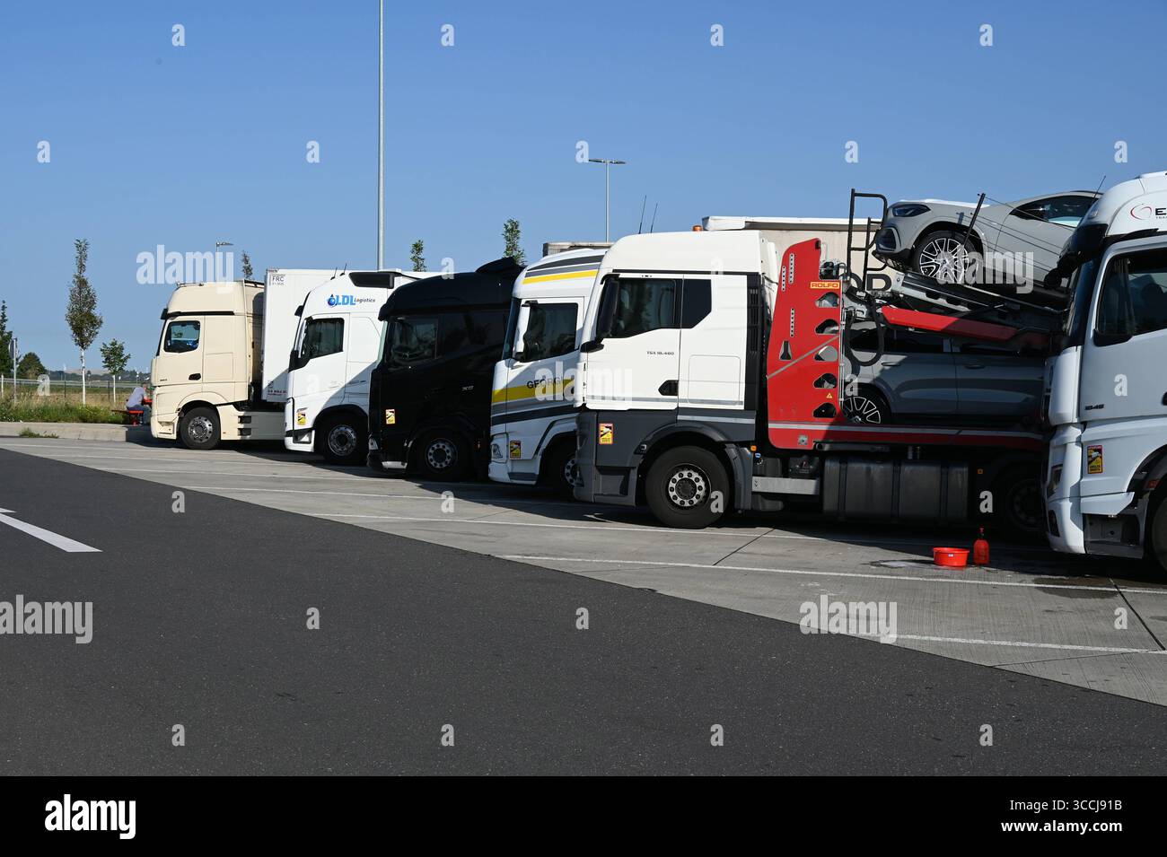 Parken Mit Lkw