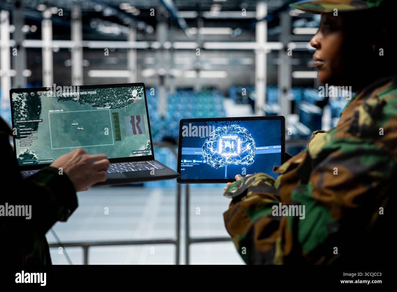 Army experts in data center deploying AI vision systems for missile pattern recognition ...