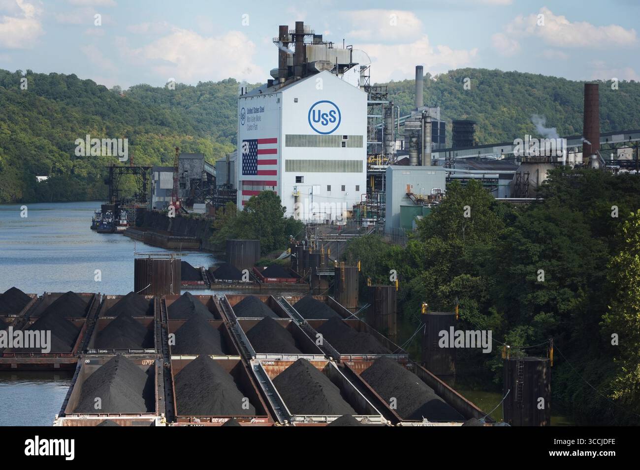 The Clairton Coke Works, a U.S. Steel coking plant, is seen Monday, Aug ...