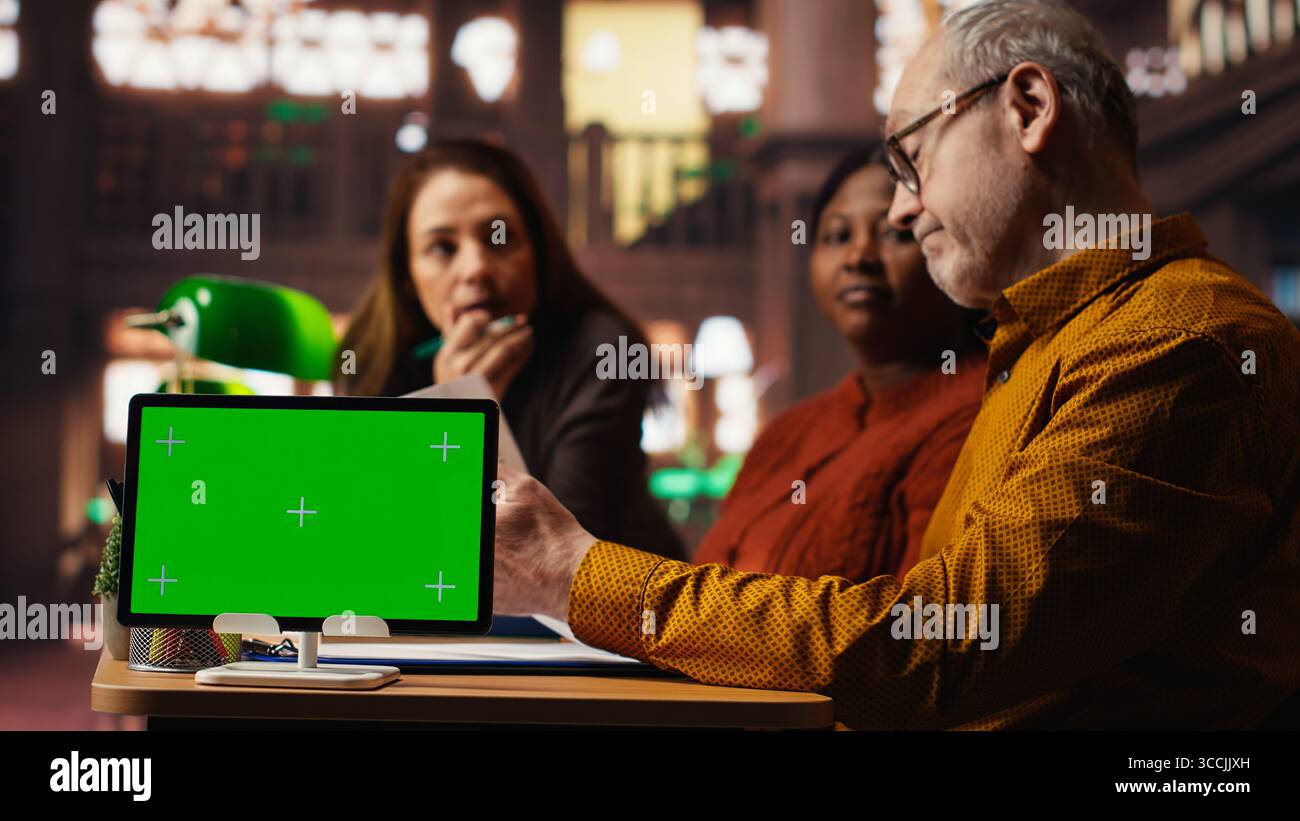 Multiethnic team actors rehearsing lines hi-res stock photography and ...