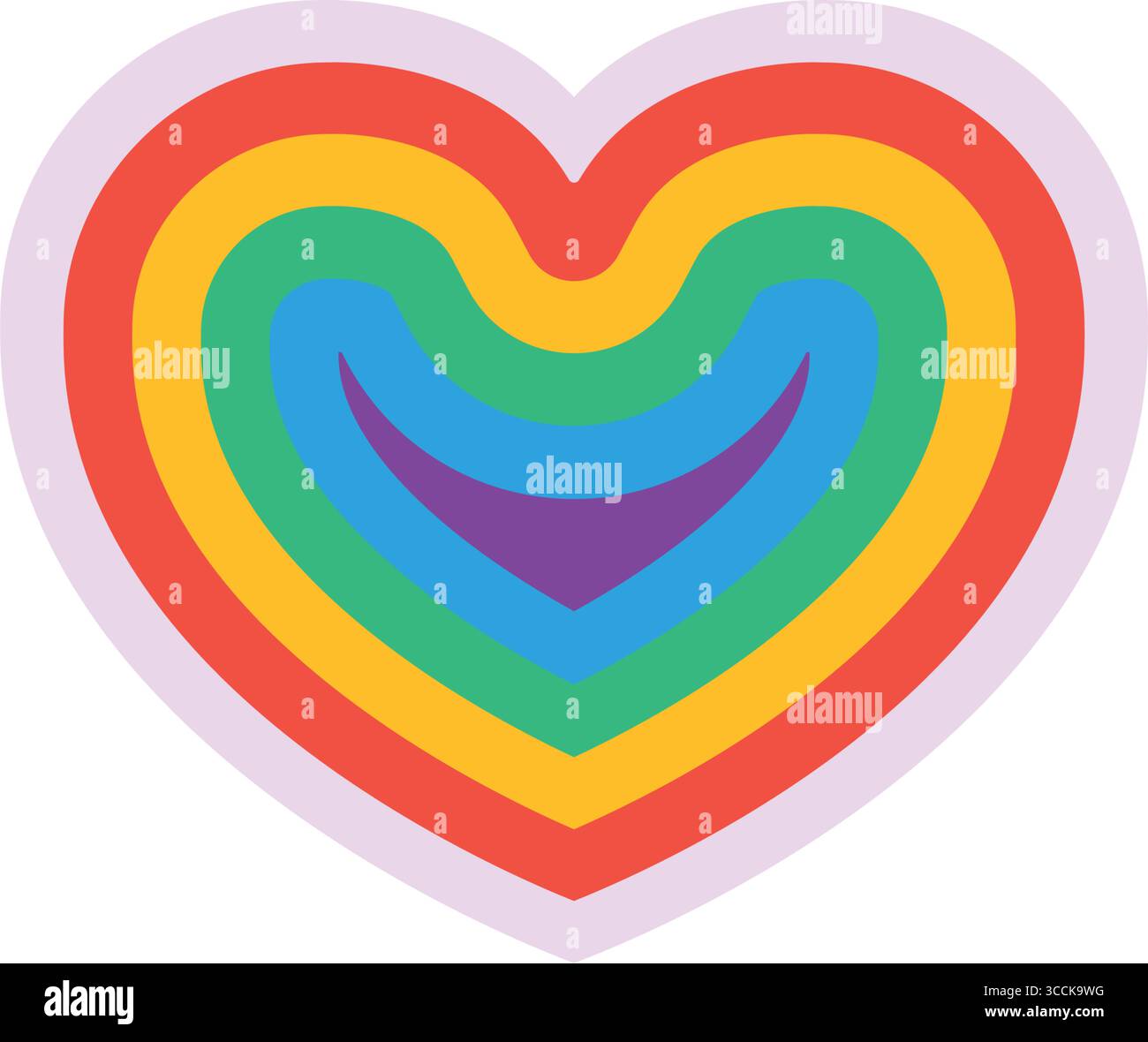 Concentric rainbow rings layered hi-res stock photography and images ...
