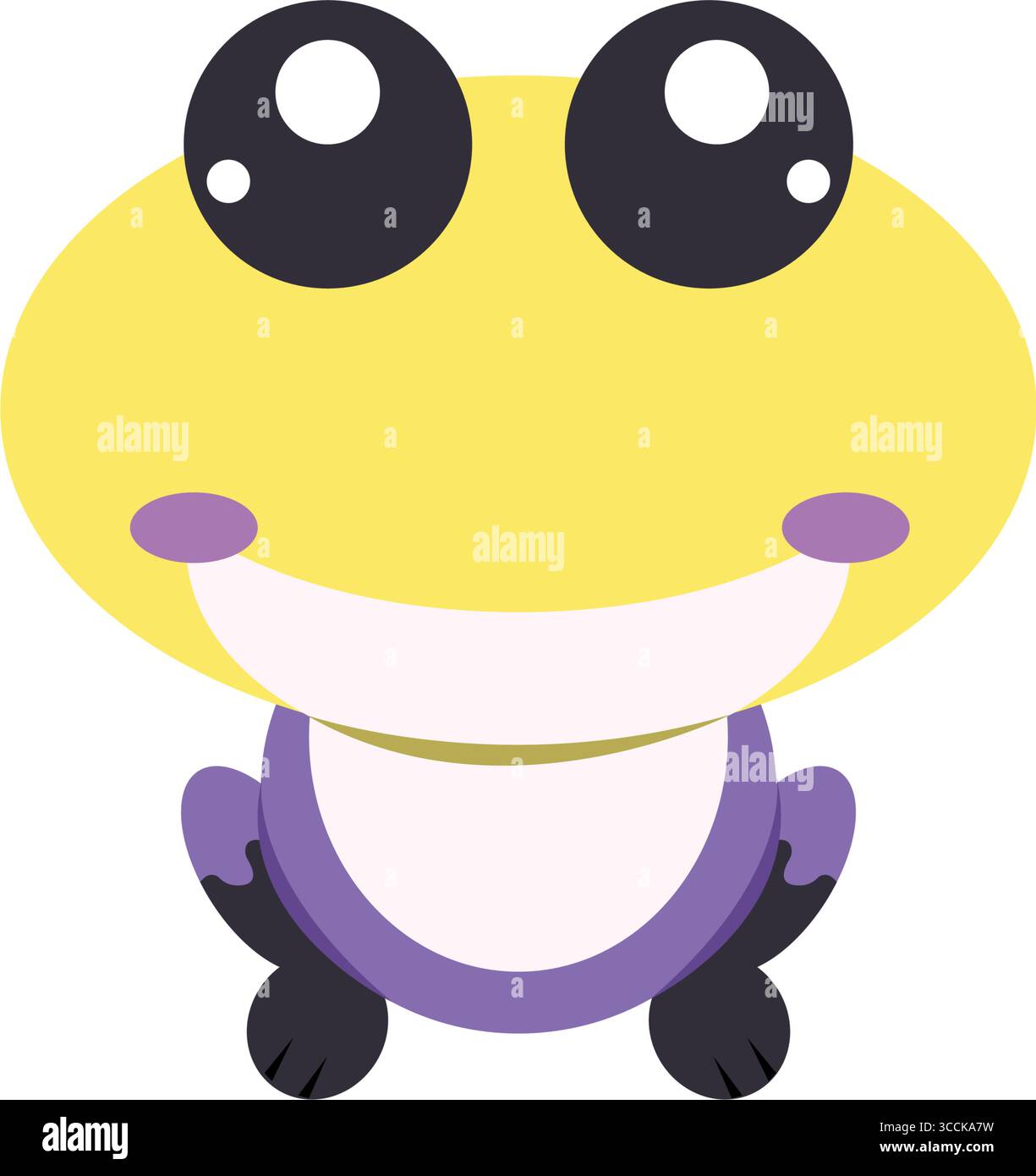 Playful frog design Cut Out Stock Images & Pictures - Alamy