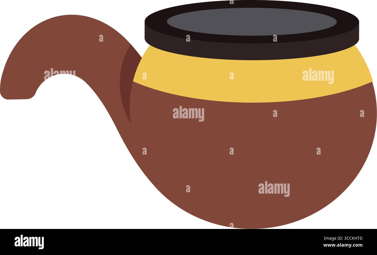 Tobacco pipe vector illustration hi-res stock photography and images ...