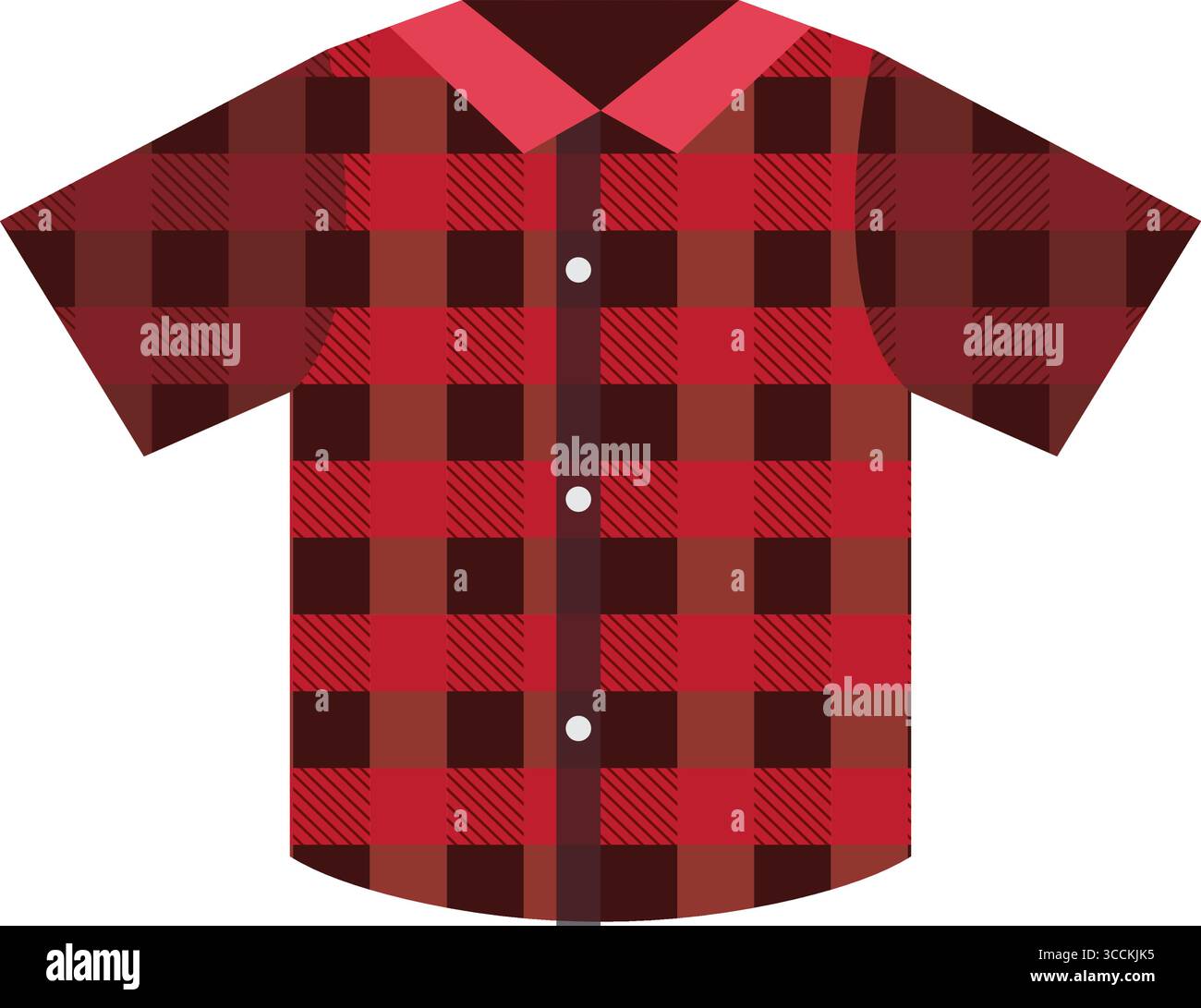 Flannel fabric illustration Cut Out Stock Images & Pictures - Alamy
