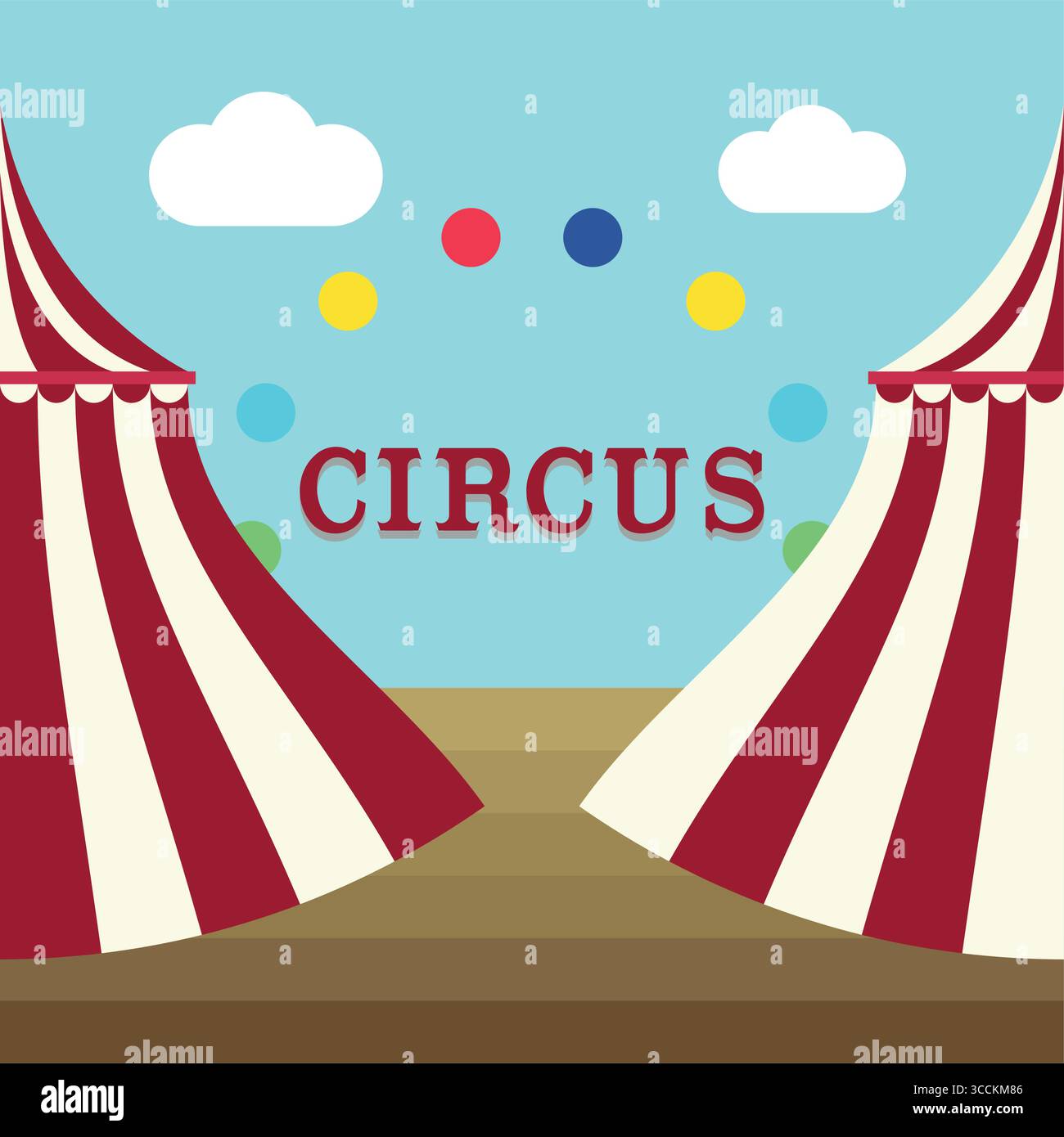 Landscape scene in tent Stock Vector Images - Alamy