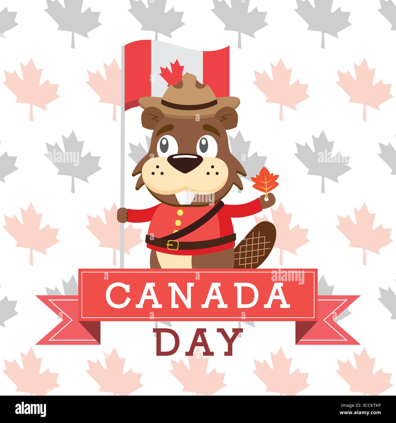 Canada day beaver celebration hi-res stock photography and images - Alamy