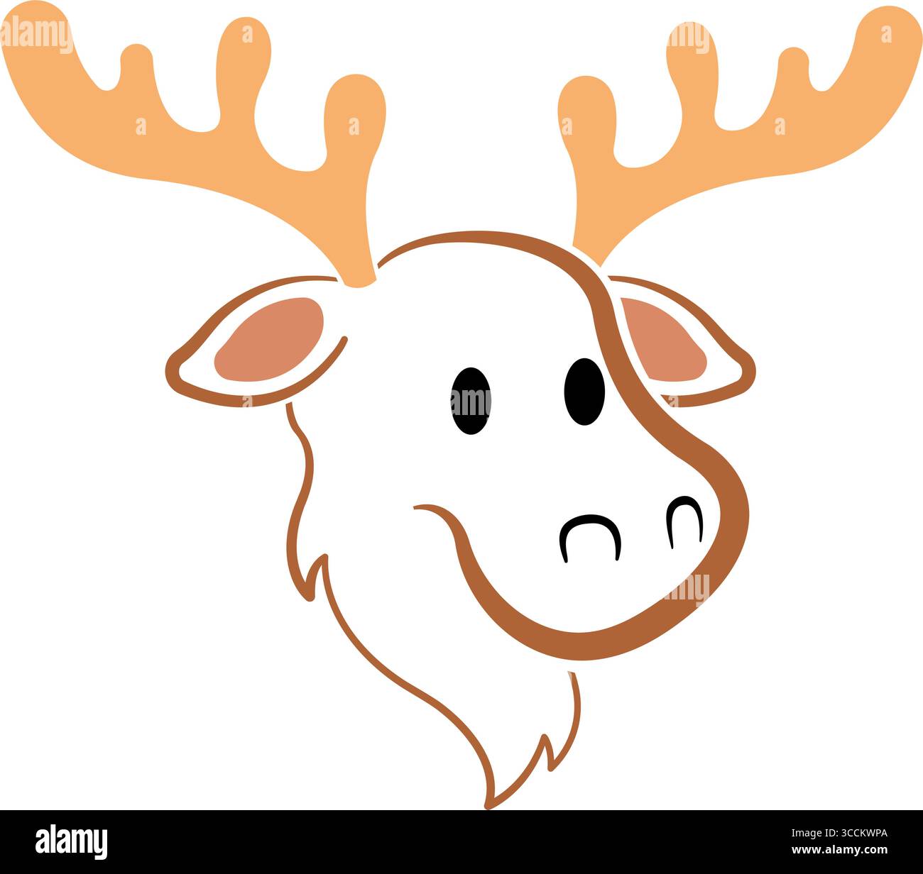 Modern moose Cut Out Stock Images & Pictures - Alamy