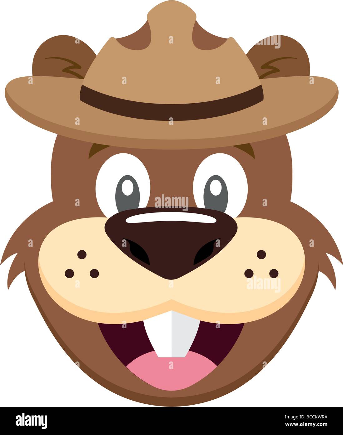 Beaver hat character Cut Out Stock Images & Pictures - Alamy
