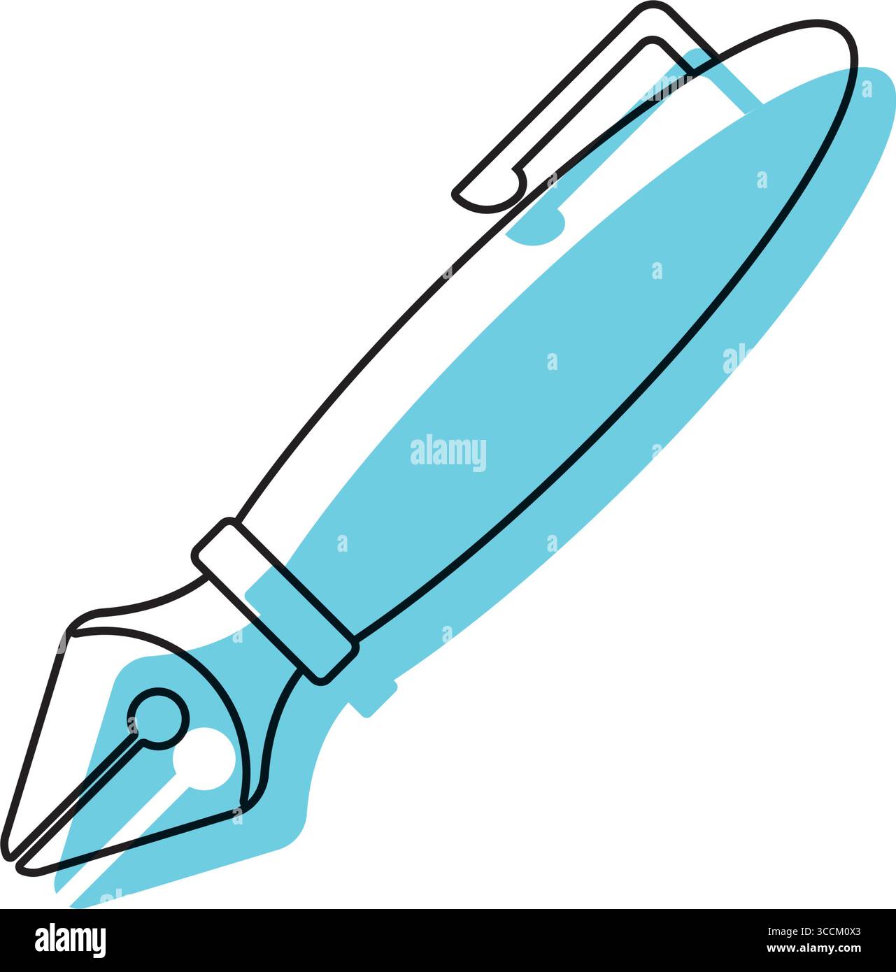 Pen outline hi-res stock photography and images - Alamy