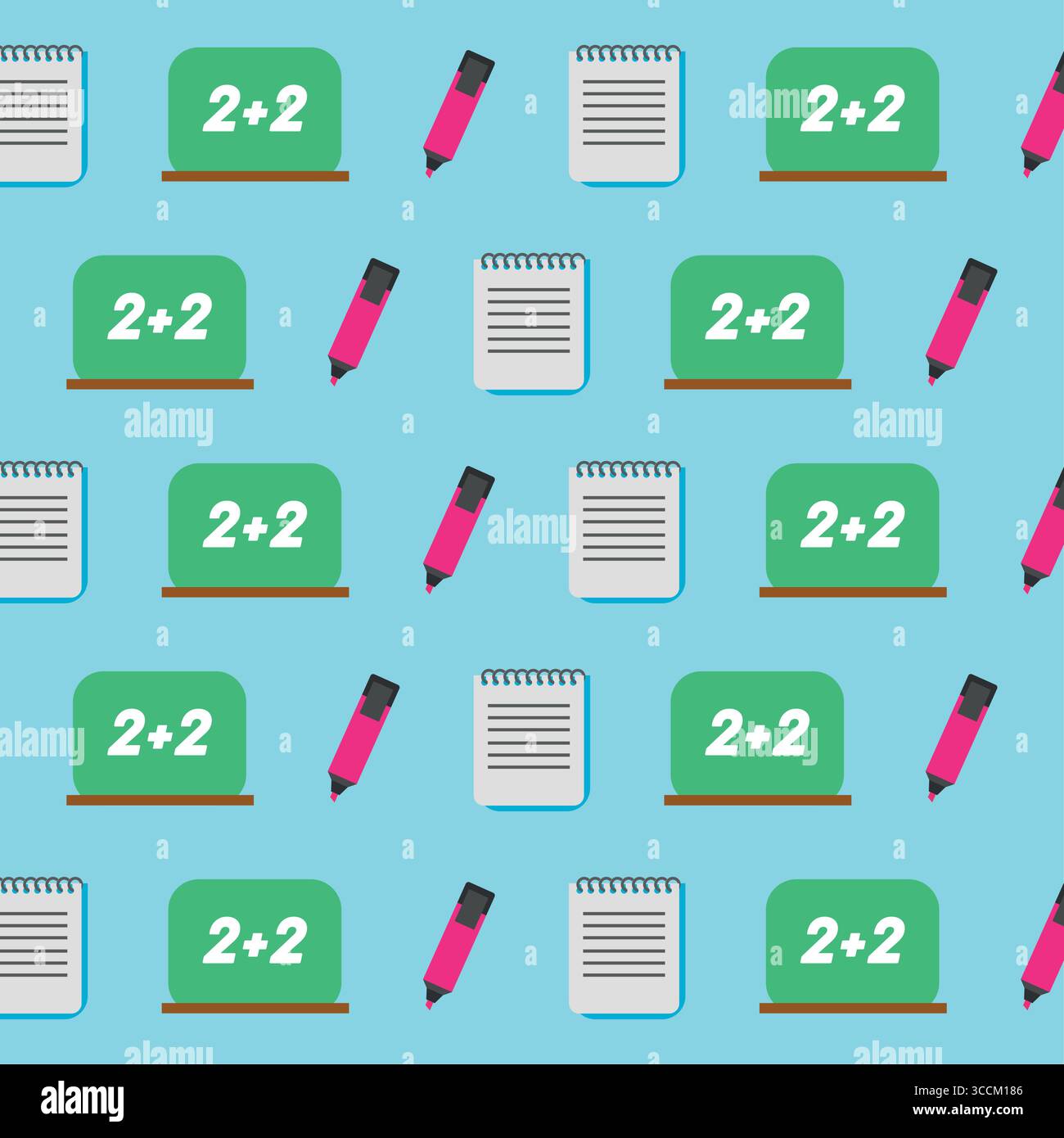 Math school pattern. Vector Stock Vector Image & Art - Alamy