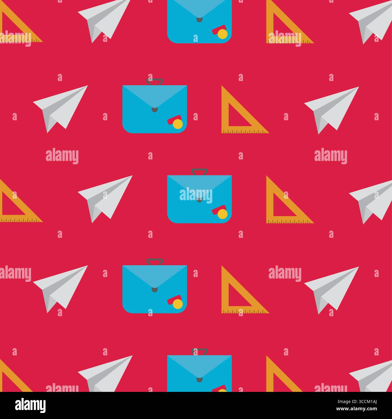 Paper plane flying pattern Stock Vector Images - Alamy
